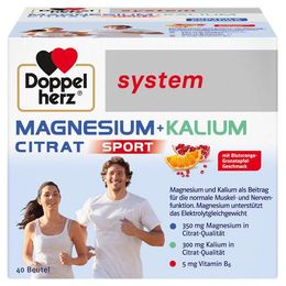 Queisser DOPPELHERZ Magnesium+Kalium Citrat system Granulat