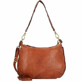 Campomaggi Schultertasche Leder 34 cm cognac