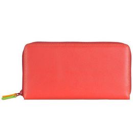 mywalit Large Double Zip Around Purse Geldbörse Leder 18 cm jamaica