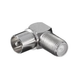 PRO Angle adapter: F female > Coaxial male 90°