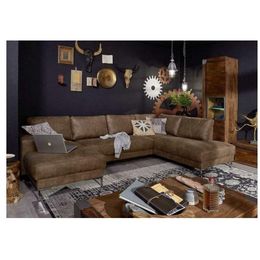 JVmoebel Sofa, Ecke Ecksofa U-Form Wohnlandschaft Sofa Couch Polster Vintage Sofas Neu