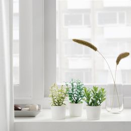 IKEA FEJKA Topfpflanze, künstl/+Topf 3er-Set