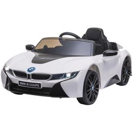 Jamara Elektro-Kinderauto Ride-on BMW I8 Coupe weiß, Belastbarkeit 30 kg, weiß