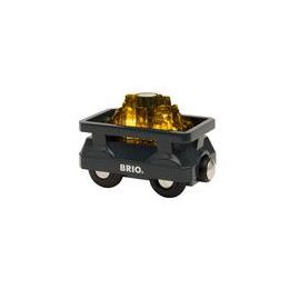 Brio World Goldwaggon mit Licht, Spielfahrzeug Serie: Brio World Alterempfehlung: ab 36 Monaten Material: Kunststoff