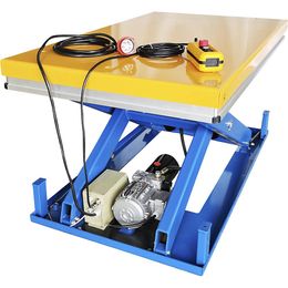 eurokraft basic Hubtisch, Tragfähigkeit 1200 kg, Plattform LxB 1350 x 1000 mm, ab 5 Stk