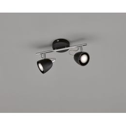 FHL easy Gemma Deckenleuchte Chrom, Schwarz, 2-flammig