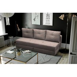 Beautysofa 3-Sitzer »Couch Schlafsofa Sofa Dafne mit Bettkasten und Schlaffunktion