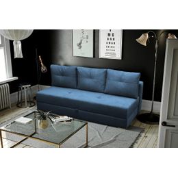 Beautysofa 3-Sitzer »Couch Schlafsofa Sofa Dafne mit Bettkasten und Schlaffunktion