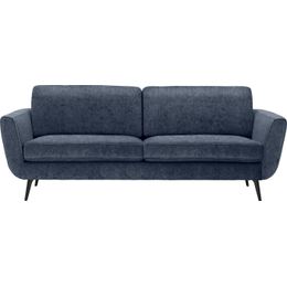 furninova 2,5-Sitzer Smile, im skandinavischen Design, blau