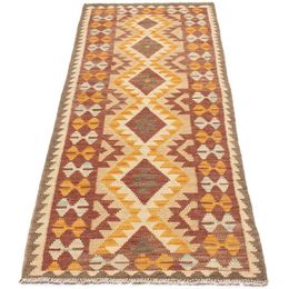 Läufer Kelim Medaillon Beige 194 x 63 cm, morgenland, rechteckig, Höhe: 4 mm, OrientOptik, beige