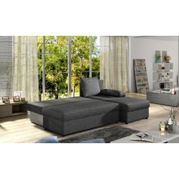 JVmoebel Ecksofa Moderne Schlafsofa Couch Polster Sitz Garnitur L Form Textil Stoff