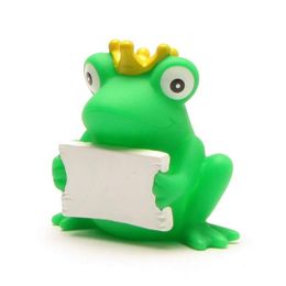 Lilalu Badespielzeug Froschkönig mit Grußschild