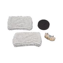 Rowenta Zubehör-Kit ZR005801 für Clean & Steam, Wischbezug 4-teilig Geeignet für: Dampfsauger Kompatibel: Stielstaubsauger Clean & Steam Verwendung: Ersatz-Kit (Filter, Wischbezüge, Anti-Kalk-Kassette) Material: Mikrofaser