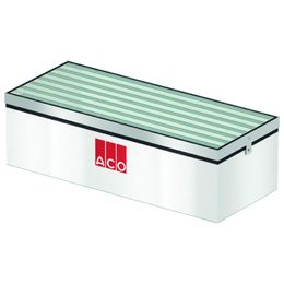 Aco Glasabdeckung mit 4-seitigem Aufstockelement, 1000x400 mm