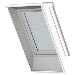 Velux Insektenschutzrollo ZIL manuell Schwarz transparent 0000SWL, CK02, GGL,Manuell,Velux,wei&szlig;e Schiene