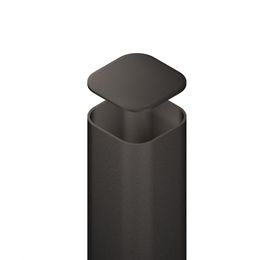 TraumGarten Metallpfosten Anthrazit Aufschrauben, 105 cm