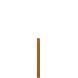TraumGarten Sichtschutzzaun Pfosten Holz-Braun Diamantkrone, 100 cm