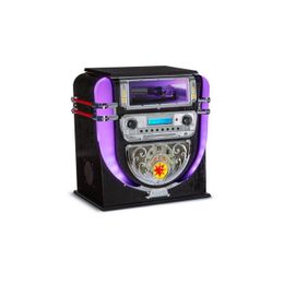 Auna »Graceland Mini Jukebox CD-Player Plattenspieler DAB+/FM-Radio LED