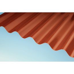 thyssenkrupp OWOFIL Sinus-Wellplatten 177/51 Polyester (GFK) rot, 4000 mm