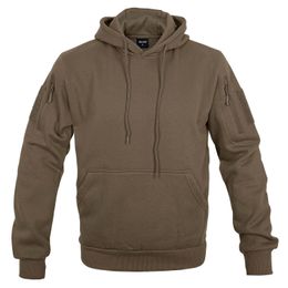 Mil-Tec Tactical Hoodie dark coyote, Gr&ouml;&szlig;e XXL