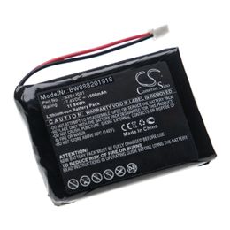 vhbw Ersatz für Deviser B201J001 für (1600 mAh, 7,4 V, Li-Ion) Akku Li-Ion 1600 mAh, schwarz