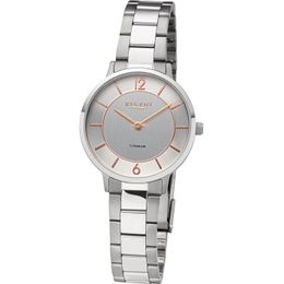 Regent Uhren Quarzuhr REGENT "F1339 - 3243.90.91" Armbanduhren silberfarben (titansilberfarben) Damen Quarzuhren