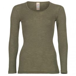 Engel - Women's Unterhemd L/S - Merinounterwäsche Gr 34/36 oliv