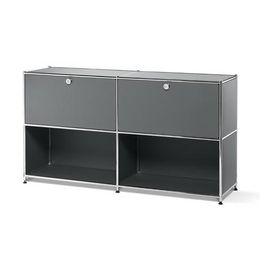 Tchibo Sideboard Metall »CN3« mit versetzbaren Klappenfächern - Chrom