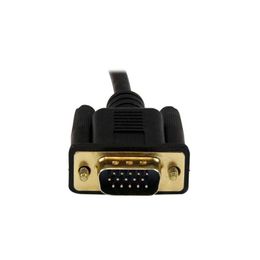 StarTech.com 6ft HDMI to VGA active converter cable HDMI to VGA adapter - video transformer - sort