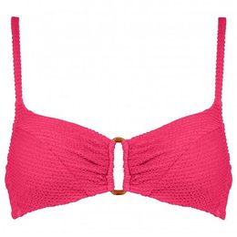 watercult - Women's Sustainable Solids Bikini Top 7460 - Bikini-Top Gr 42 - Cup: E rosa