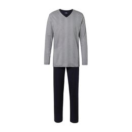 Tom Tailor Pyjama Herren Größe XL navy / weiß