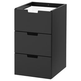 IKEA NORDLI Schubladenelement/3 Schubl.