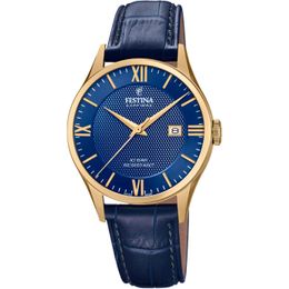 Quarzuhr Festina "Swiss Made Collection, F20010/3" Armbanduhren blau (dunkelblau) Herren Quarzuhren
