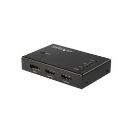 StarTech.com 4 Port HDMI Video Switch - 3x HDMI & 1x DisplayPort - 4K 60Hz - video/audio switch - 4 ports