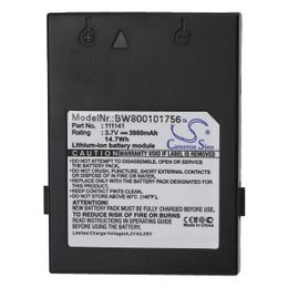 vhbw passend für Magellan Thales CX, Thales MMCE, Promark 3, Thales Akku Li-Ion 3960 mAh, schwarz