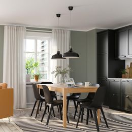 IKEA EKEDALEN / ODGER Tisch und 6 Stühle