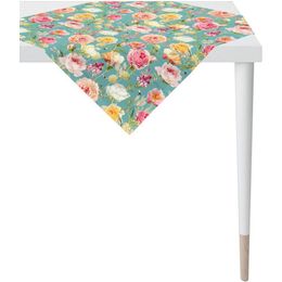 Apelt Mitteldecke 7701 SUMMERTIME, Sommerdeko, Sommer (1-tlg), Digitaldruck, blau|bunt|rosa