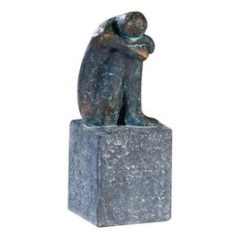 Gilde Dekofigur, Tolle repraesentative Motto Figur Lonely Skulptur und Kunstobj