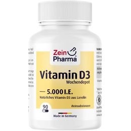 Zein Pharma Vitamin D3 5.000 I.e. Wochendepot Kapseln 90 St