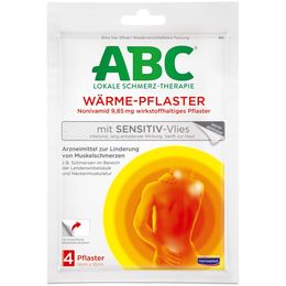 ABC Wärme-Pflaster sensitive Hansaplast med 10x14 4 St Pflaster