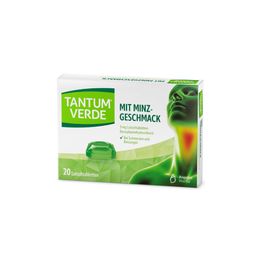Tantum Verde 3 mg Lutschtabl.m.Minzgeschmack 20 St Lutschtabletten