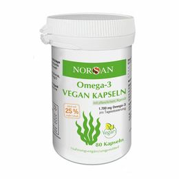 Norsan Omega-3 vegan Kapseln 80 St