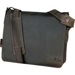 fixbag Schultertasche braun, mit Kompaktschiene zur Gepäckträgerbefestigung mit dem KLICKfix System, braun