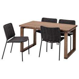 IKEA MÖRBYLÅNGA / TEGELÖN Tisch und 4 Stühle