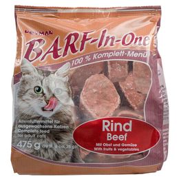 PETMAN BARF-In-One KATZE Komplettmenü Rind 12 x 475g Frostfutter