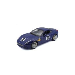 Bburago Modellauto Ferrari California T The Sunoco (blau)