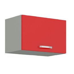 Küchen-Preisbombe Küchen-Preisbombe Hängeschrank 60 cm Küche Rose Rot Hochglanz + Grau Küchenzeile Küchenblock Bianca