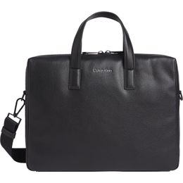 Calvin Klein Messenger Bag CK MUST LAPTOP BAG, in schlichter Optik, schwarz