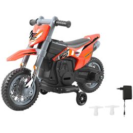 Jamara Elektro-Kindermotorrad Ride-on Motorrad Power Bike, Belastbarkeit 25 kg, orange|schwarz
