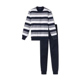 Schiesser Long Pajamas male Blue size 50
